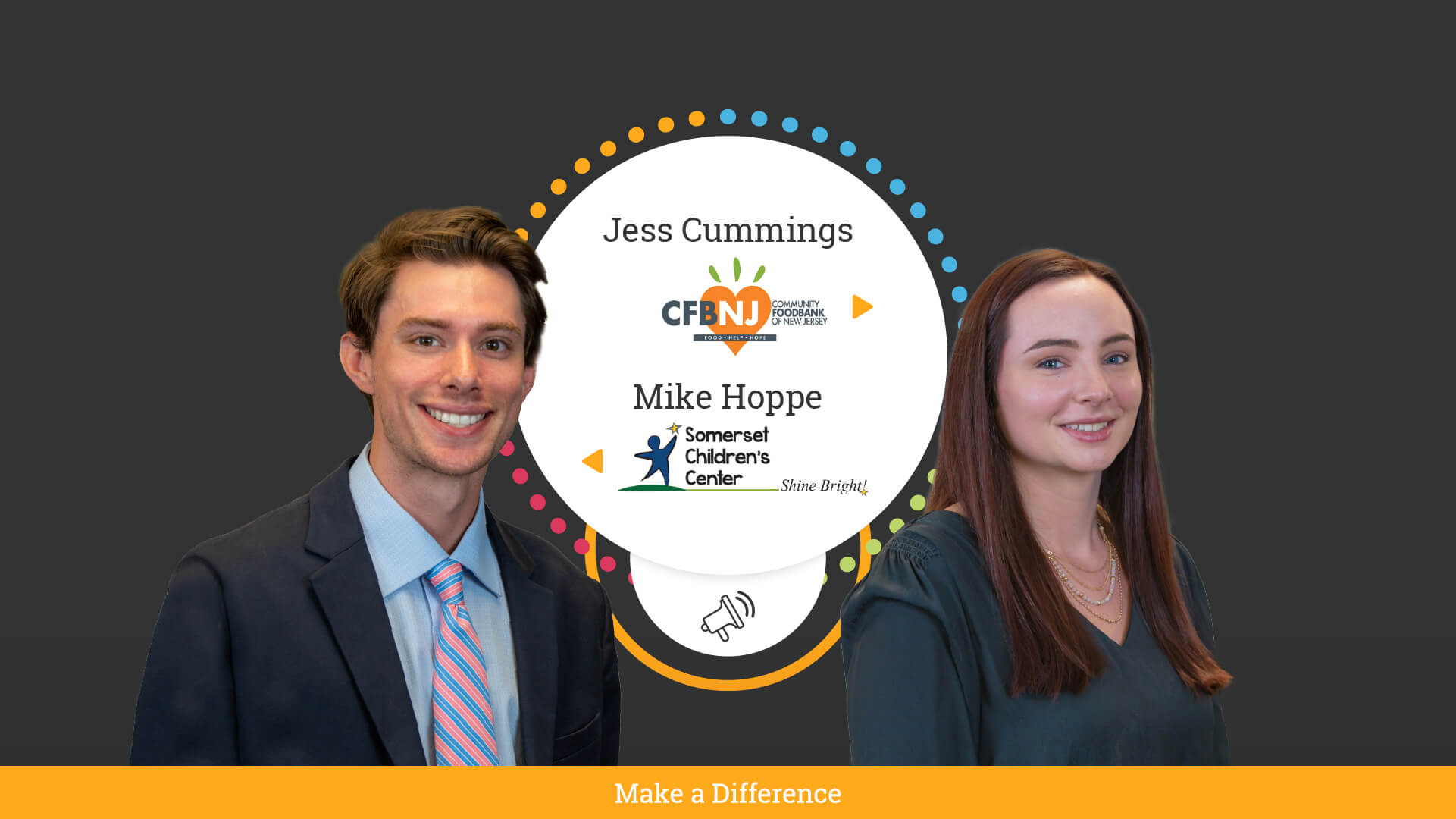 Mike Hoppe and Jess Cummings Receive Make a Difference Awards